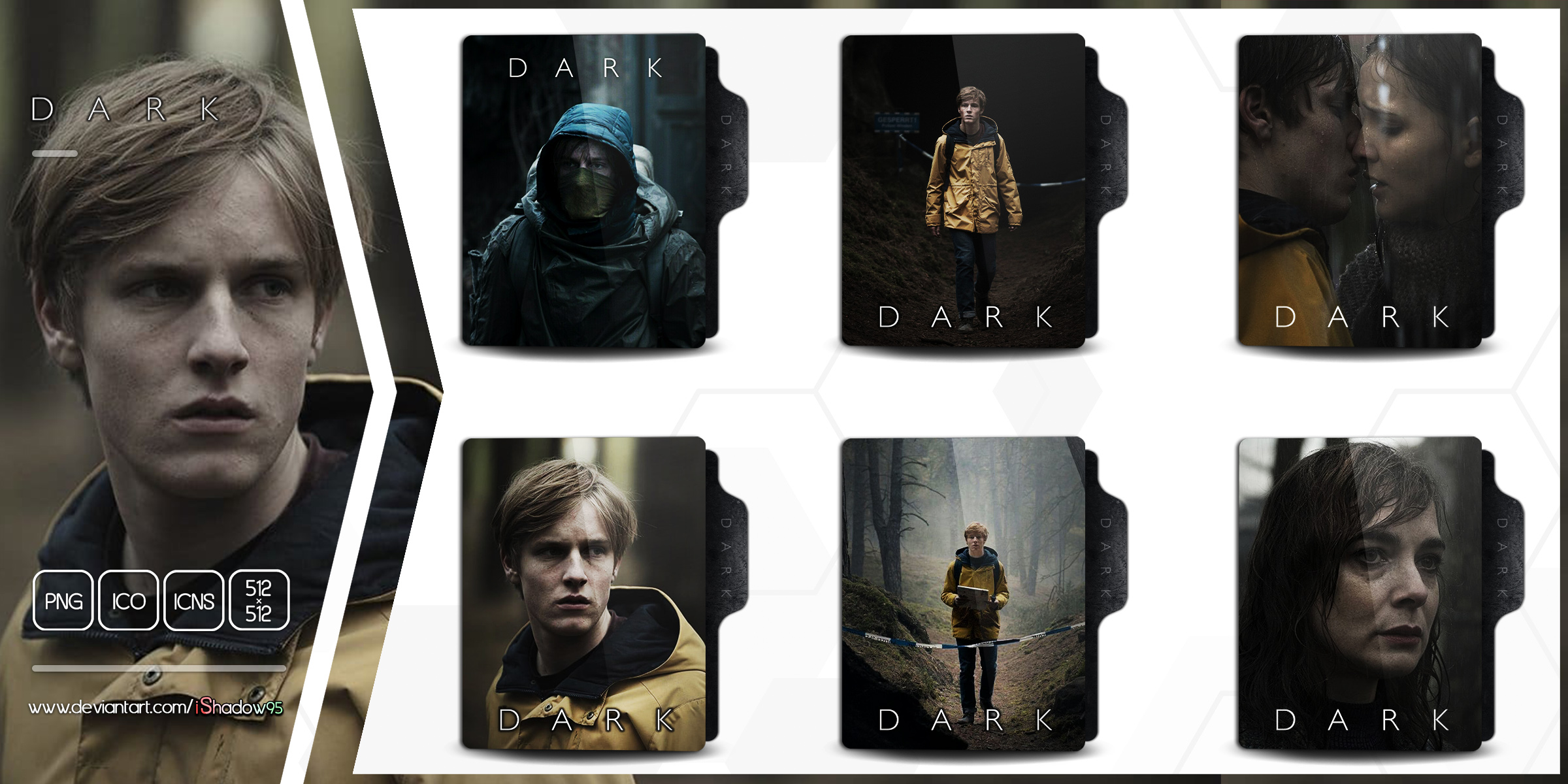 Dark Folder Icon Part 2 by iShadow95 on DeviantArt