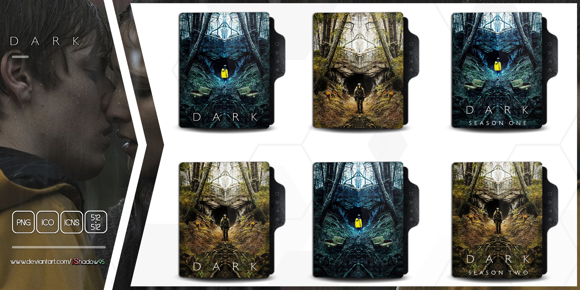 Dark Folder Icon Part 1 by iShadow95 on DeviantArt