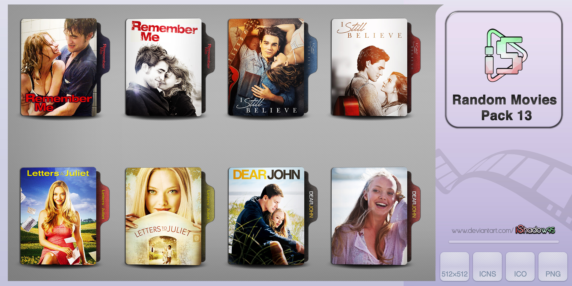 Random Movies Folder Icon - Pack 13 by iShadow95 on DeviantArt