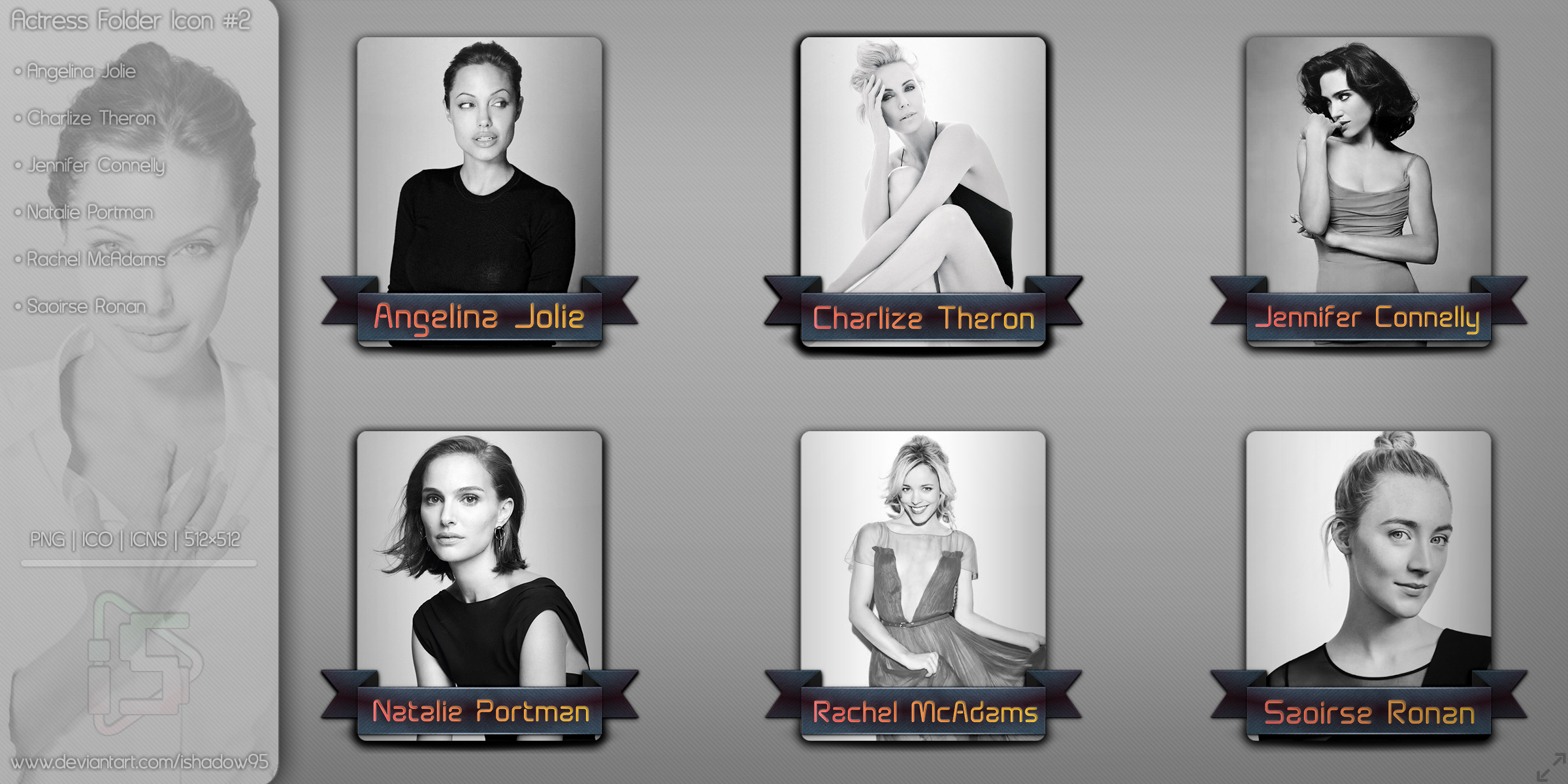 Actress Folder Icon Pack 2 by iShadow95 on DeviantArt