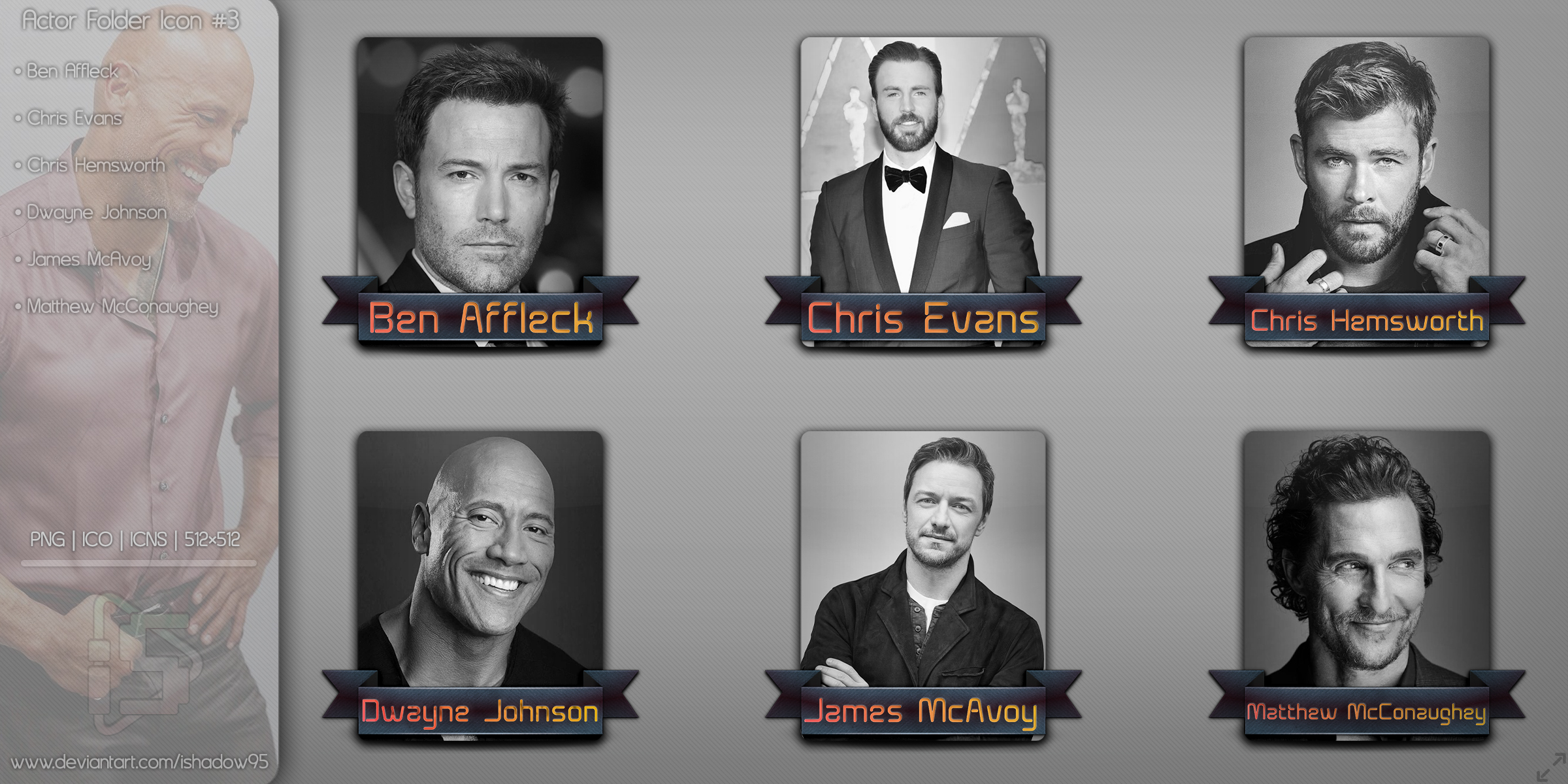 Actor Folder Icon Part 3 by iShadow95 on DeviantArt