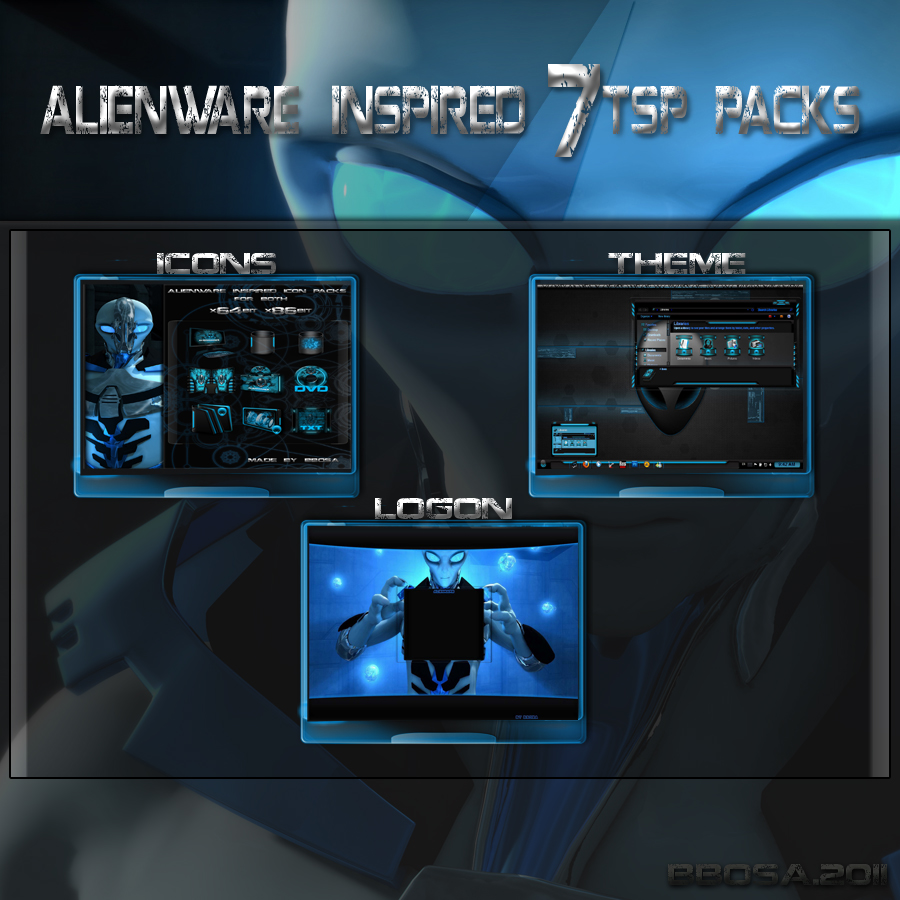 Alienware inspired 7tsp pack by bbosa on DeviantArt