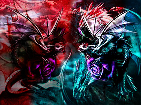 Good and bad dragons by FannyFox on DeviantArt