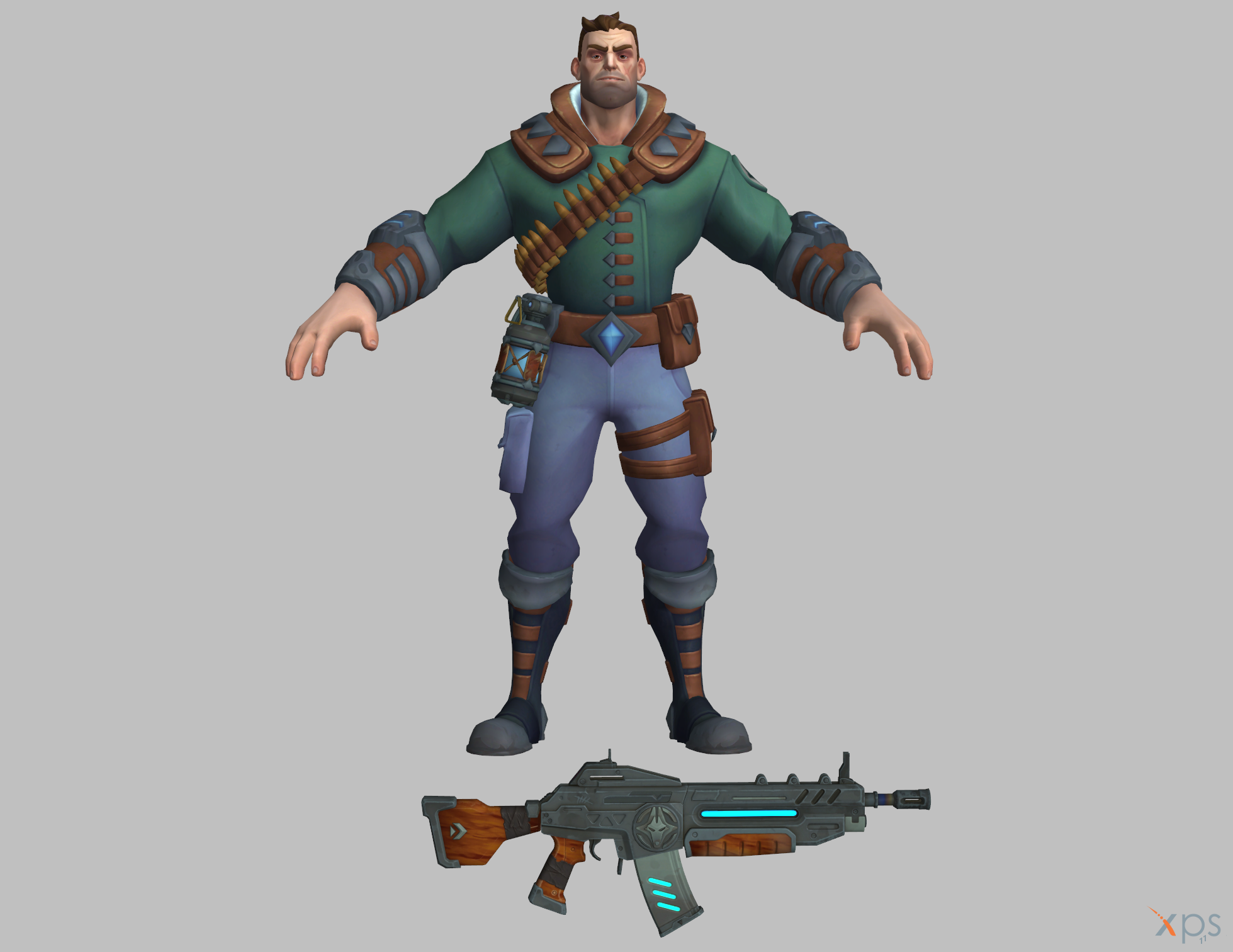 Paladins - Viktor (Old version) by VasiaKlimov on DeviantArt