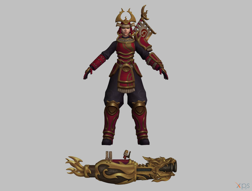 Paladins - Ash (Ronin) by VasiaKlimov on DeviantArt