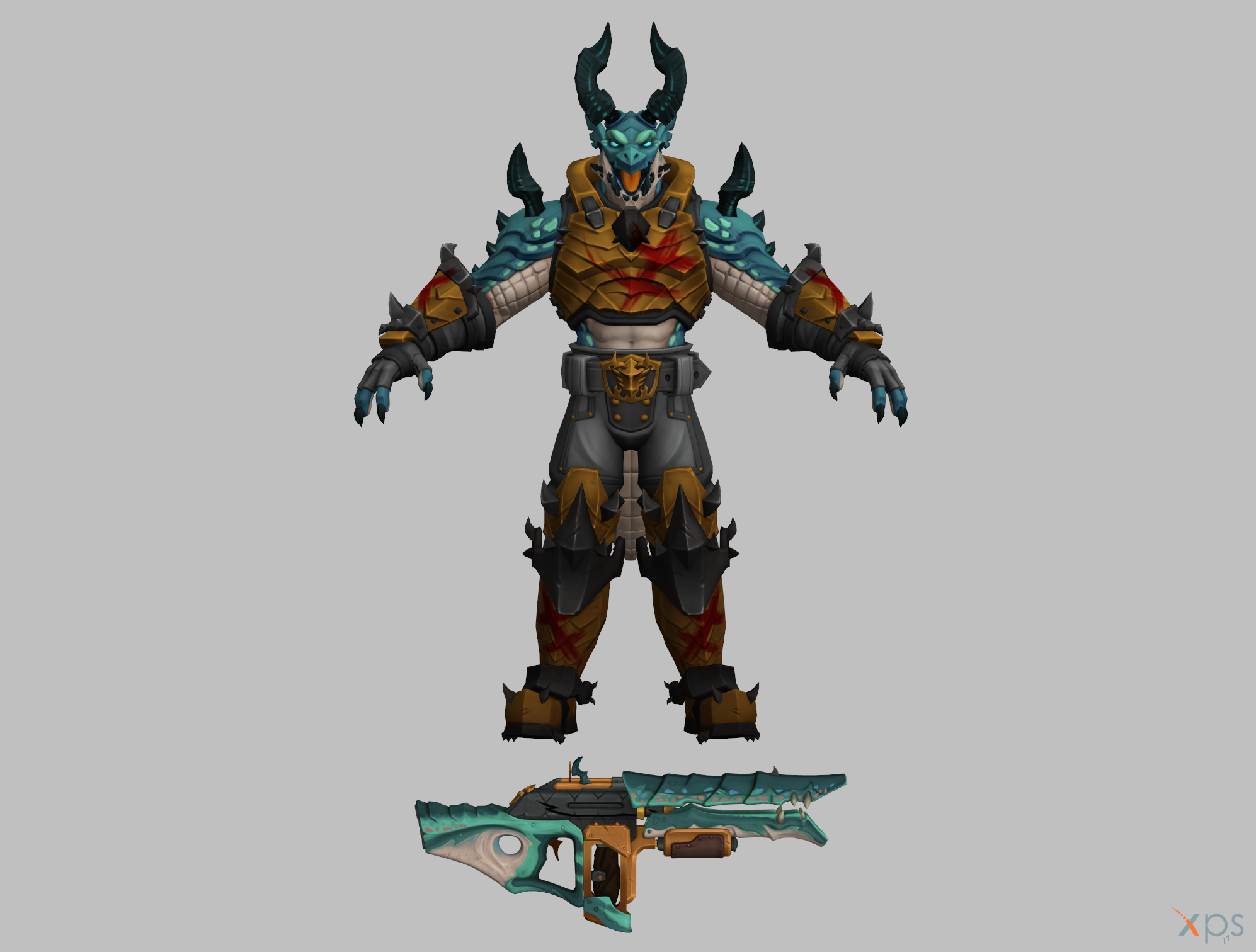 Paladins - Viktor (Hunter Bane) by VasiaKlimov on DeviantArt