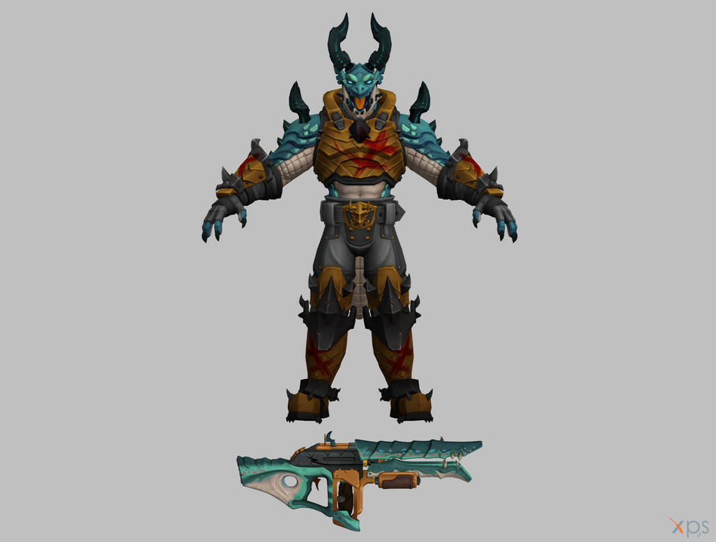 Paladins - Viktor (Hunter Bane) by VasiaKlimov on DeviantArt