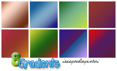 Gradients by Iseeyoulaterboi on DeviantArt