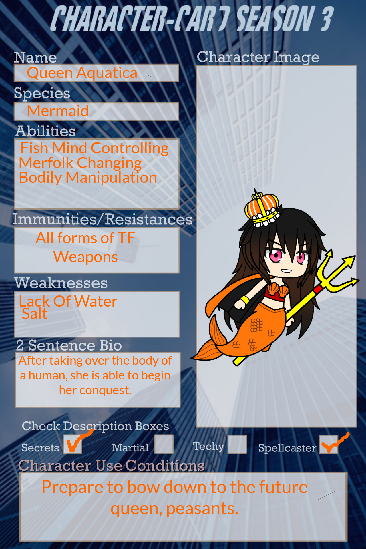 Queen Aquatica Season 3 Pass. by MaxOutWriting on DeviantArt