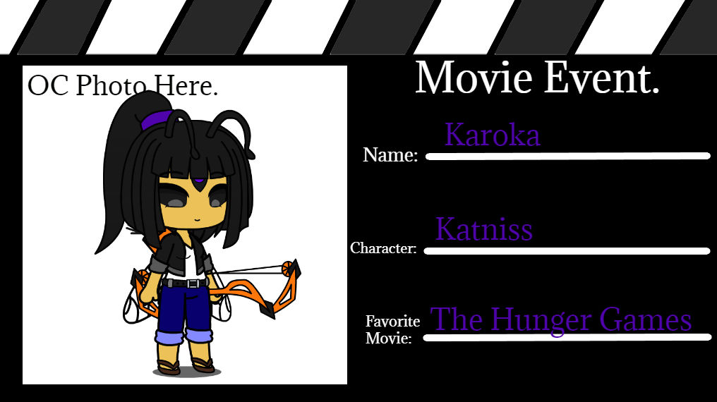 Movie Event Pass: Karoka In Hunger Games. by MaxOutWriting on DeviantArt