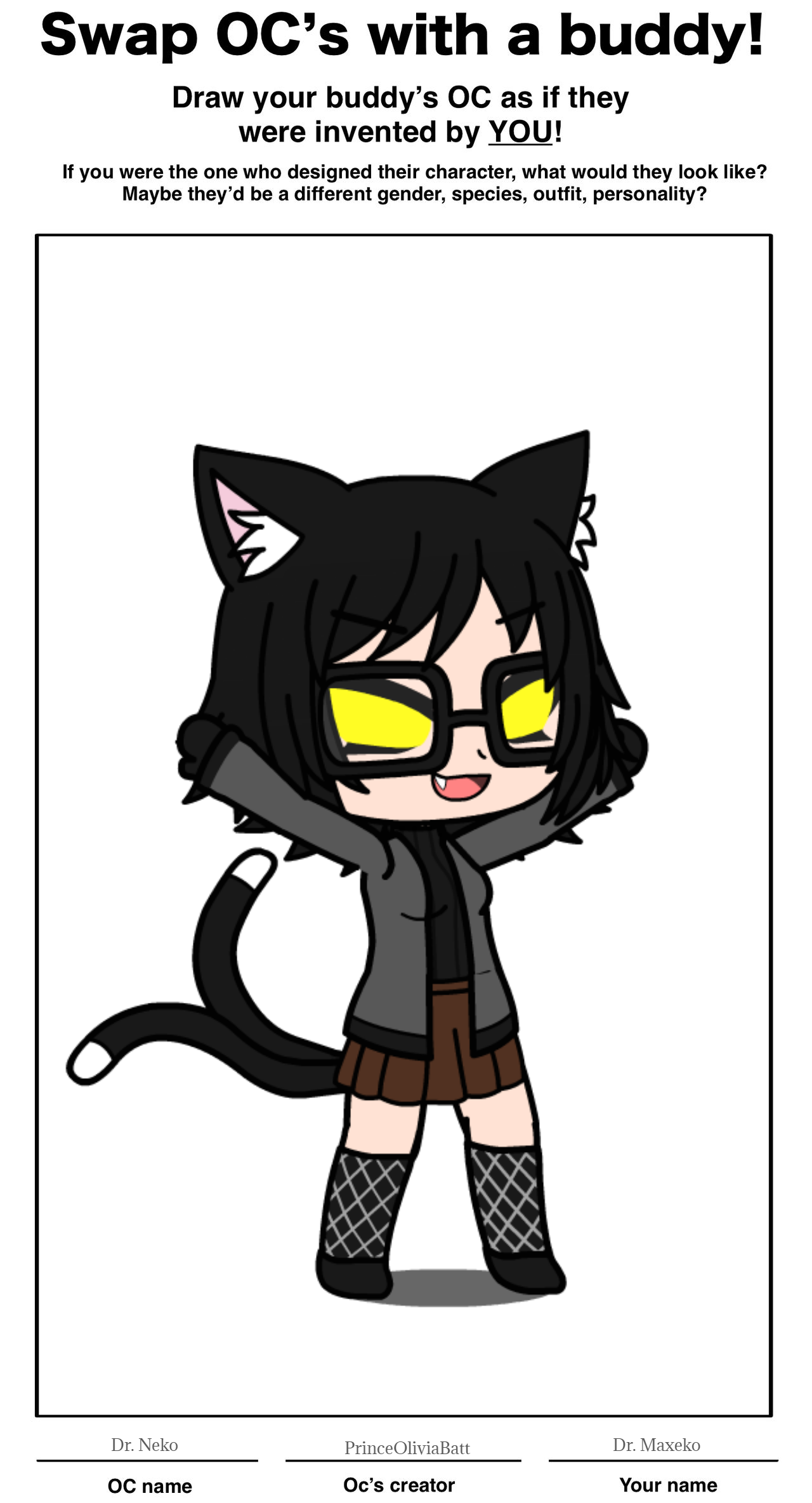 OC Swap Event: Dr.Maxeko. by MaxOutWriting on DeviantArt