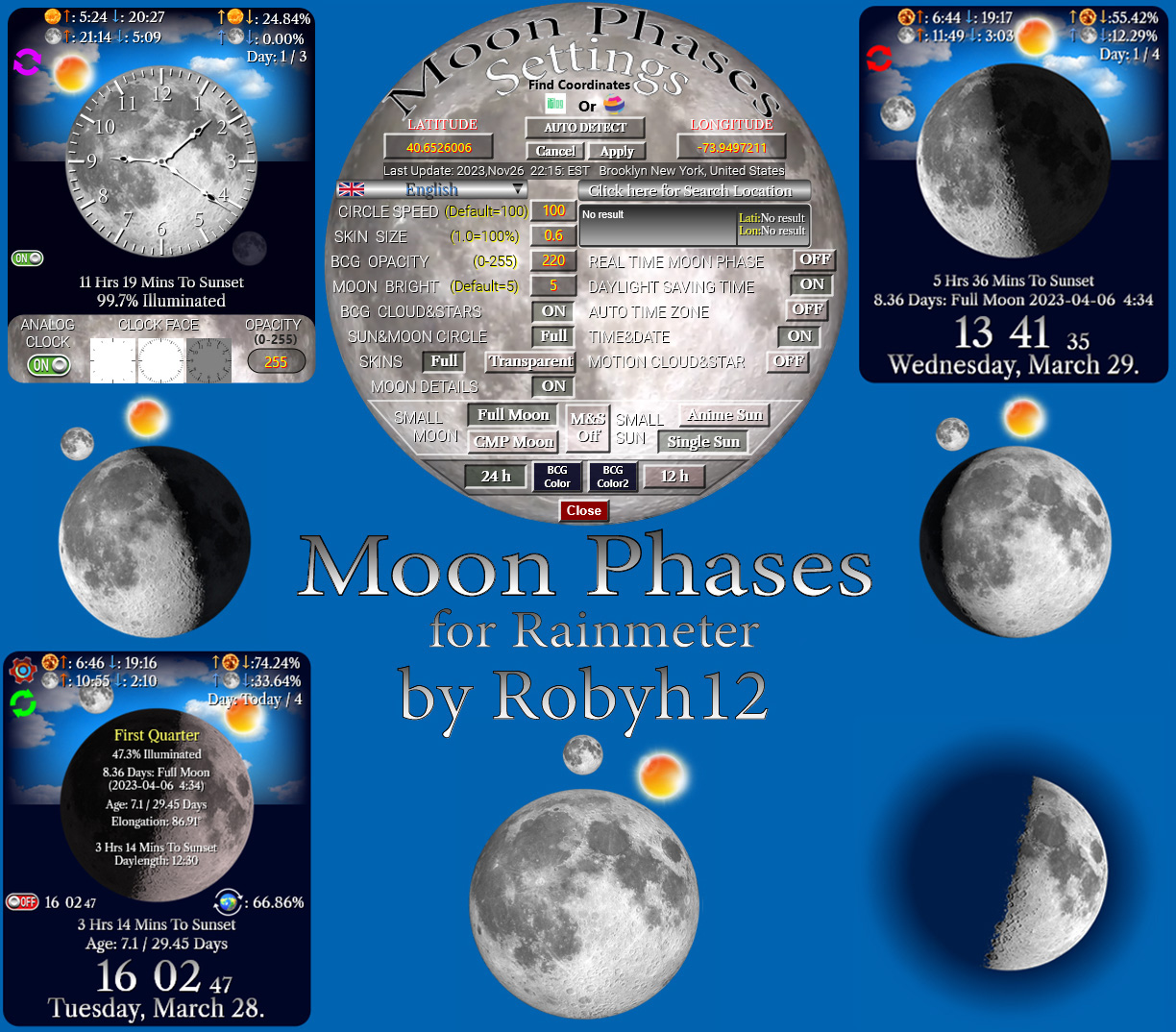 Moon Phases 2.9 (Updated 01/27/2024) by Robyh12 on DeviantArt