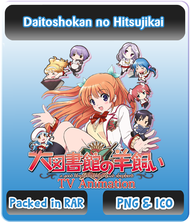Daitoshokan no Hitsujikai - Anime Icon by Rizmannf on DeviantArt