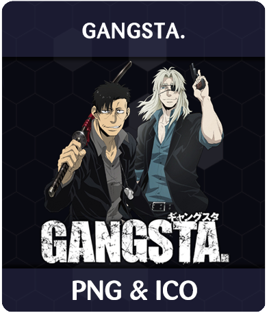 Gangsta. - Anime Icon by Rizmannf on DeviantArt