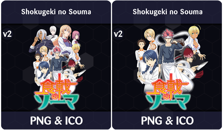 Shokugeki no Souma v2 - Anime Icon by Rizmannf on DeviantArt