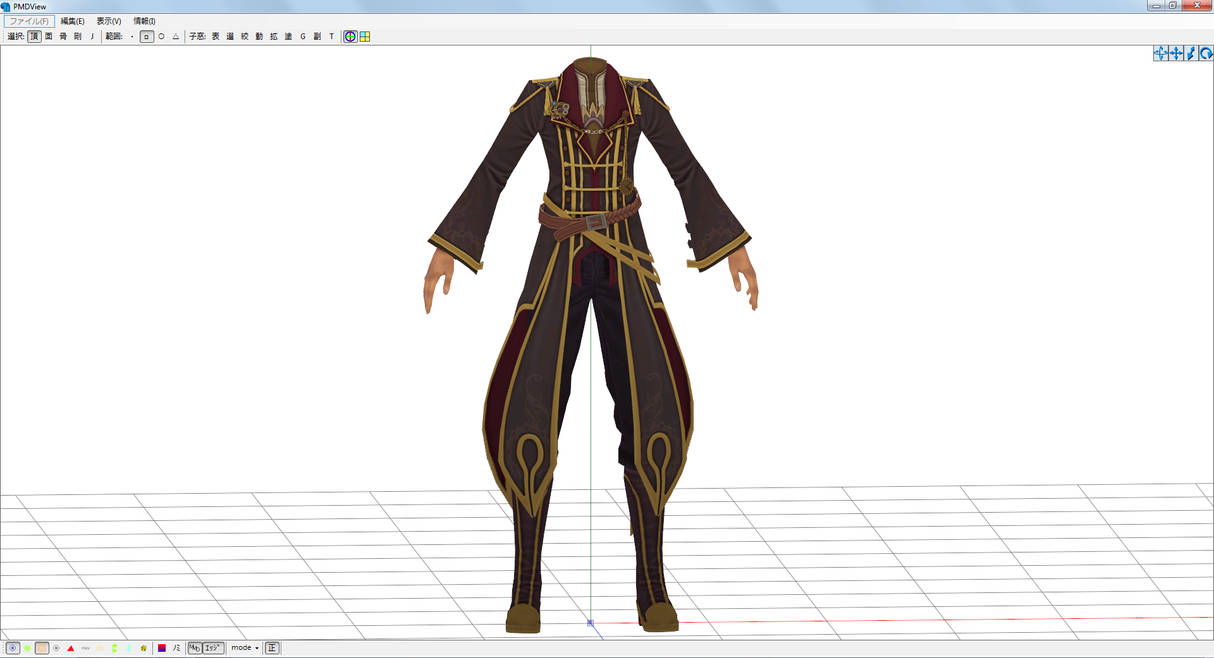 MMD: male bns outfit dl by Donkewi on DeviantArt