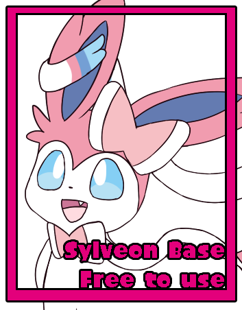 Sylveon Base/Lineart Free to use/F2U by The-7th-Demon on DeviantArt