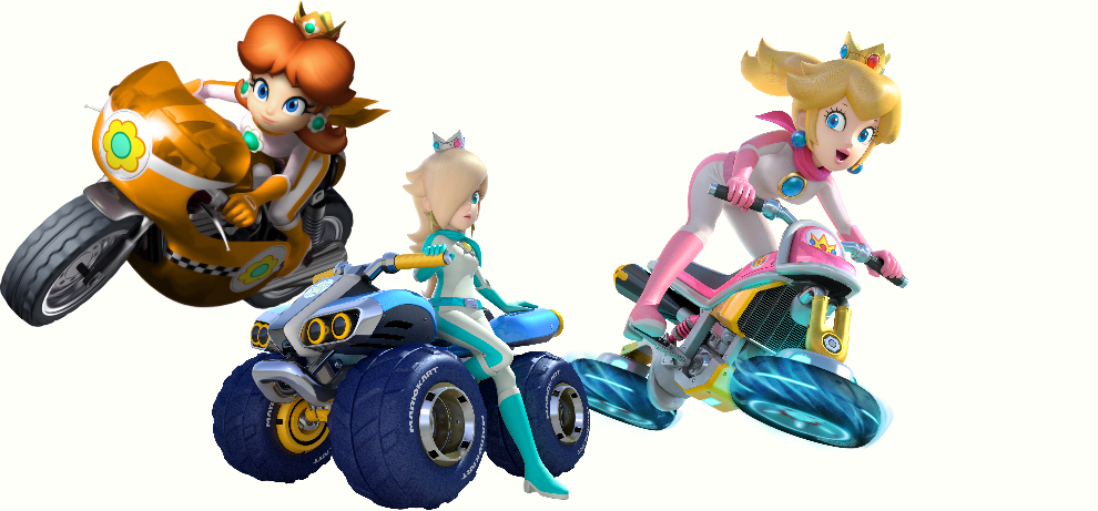 Princess Biker Trio by superfoxdeer on DeviantArt