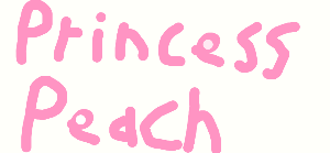 Princess Peach Logo by superfoxdeer on DeviantArt
