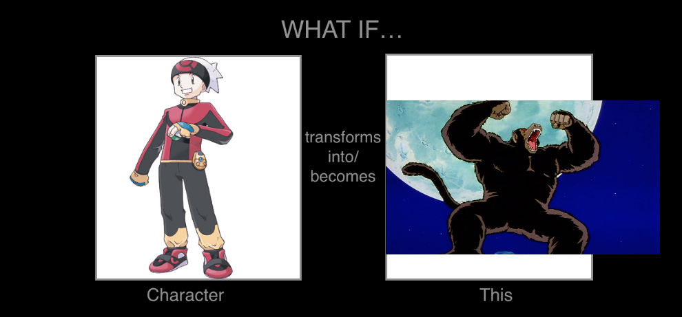 What if Brendan Transforms into a Great Ape? by superfoxdeer on DeviantArt