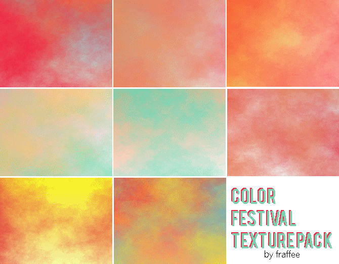Color Festival Texture Pack by Fraffee by fraffee on DeviantArt