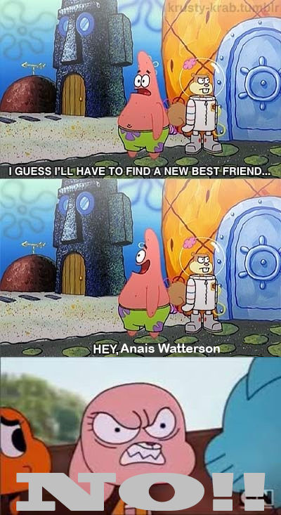 Anais Can't be Friends with Patrick by jlanglet on DeviantArt