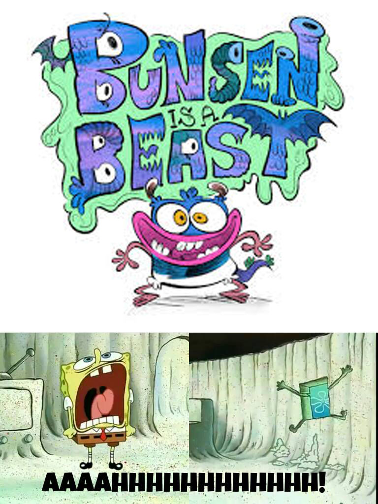 SpongeBob hates Bunsen is a Beast by jlanglet on DeviantArt