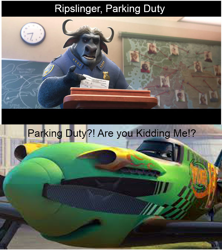 Ripslinger gets Parking Duty by jlanglet on DeviantArt