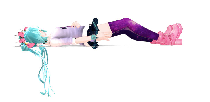 Pose sleep {MMD} -DL- by Ruru12 on DeviantArt