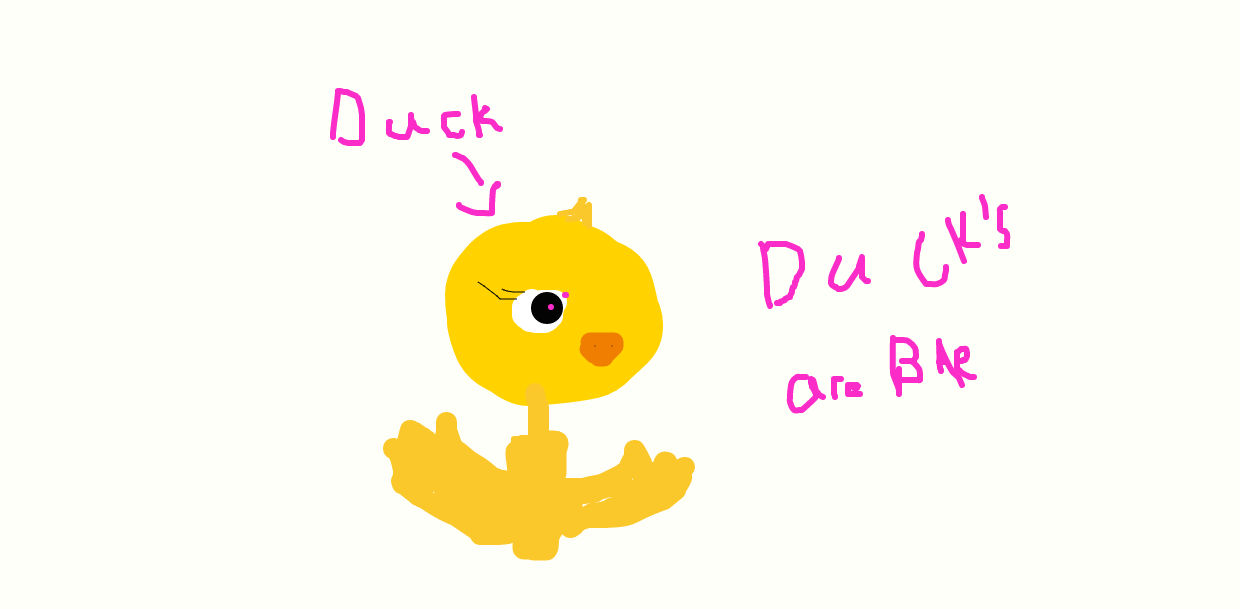 FREAKING DUCK by asrieldeemurr on DeviantArt