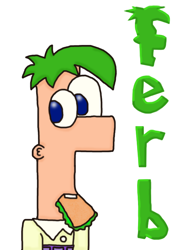 Ferb comiendo sandwich XD by Gizzia801 on DeviantArt