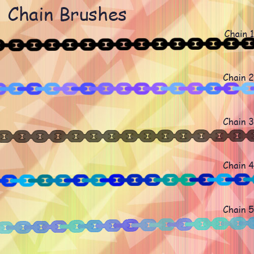 Chain brushes by Gizzia801 on DeviantArt