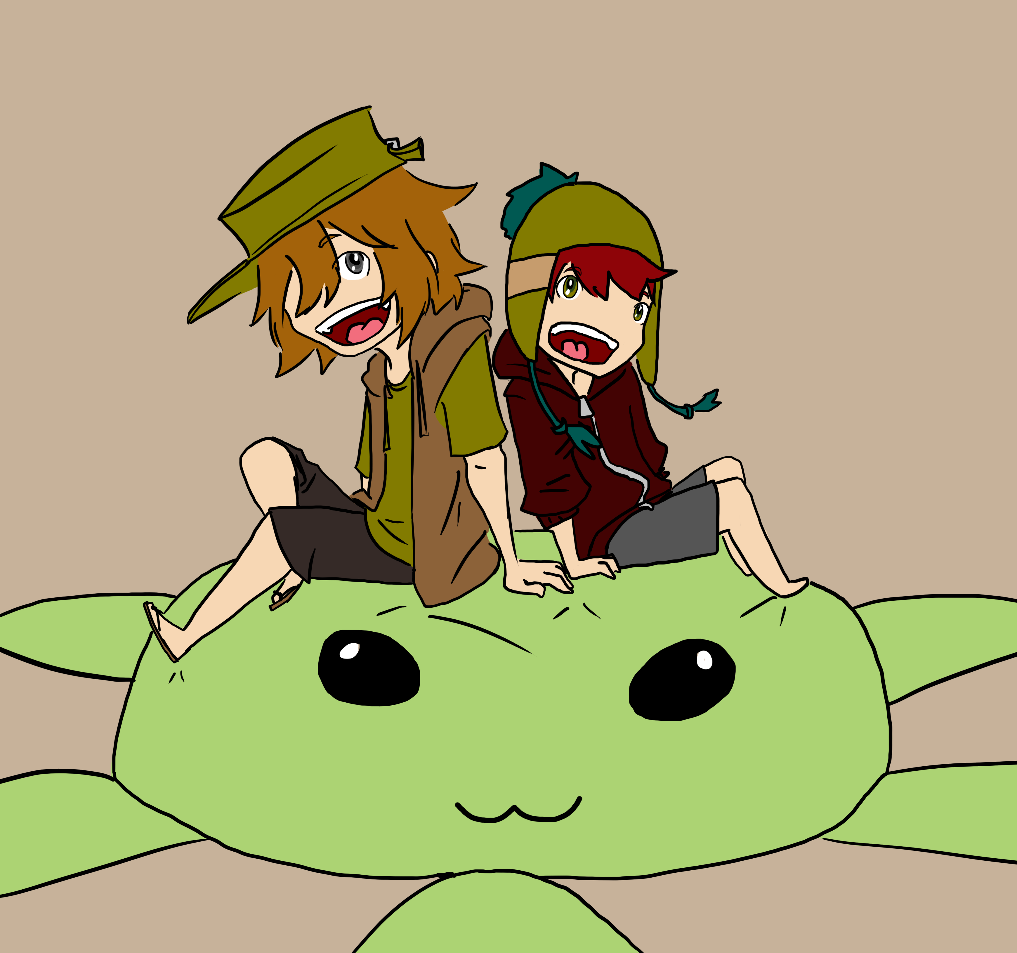 Max and Riley: Giant Jelly? by SquidGun on DeviantArt