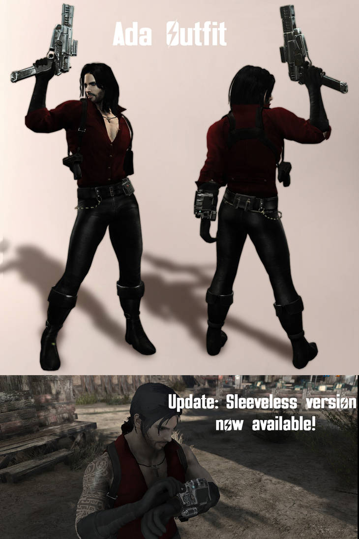Fallout 4 Ada Wong Outfit Update by Aiden-Lockhart on DeviantArt