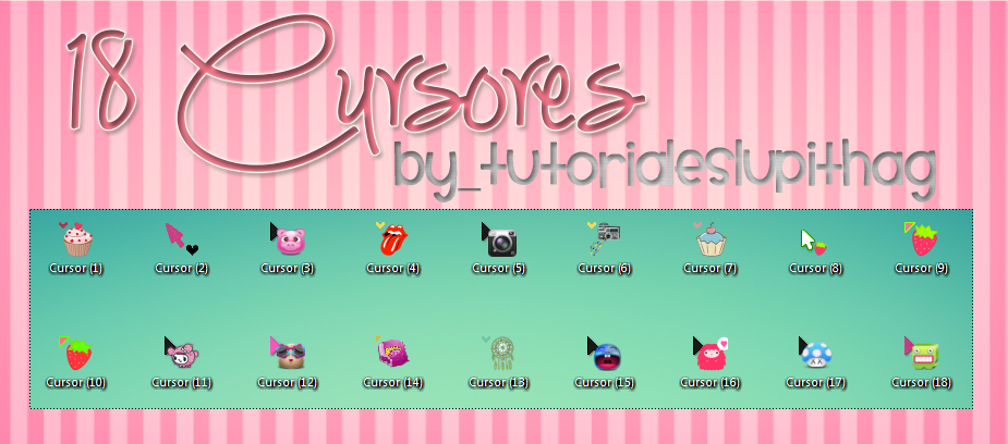 18 lindos cursores :D by tutorialeslupitha on DeviantArt