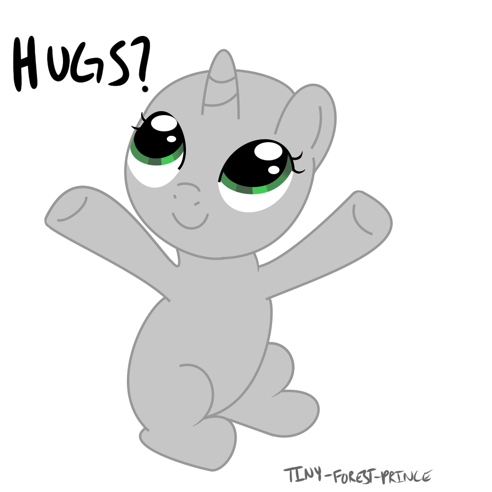 [F2U] Pony hug base by Tiny-Forest-Prince on DeviantArt