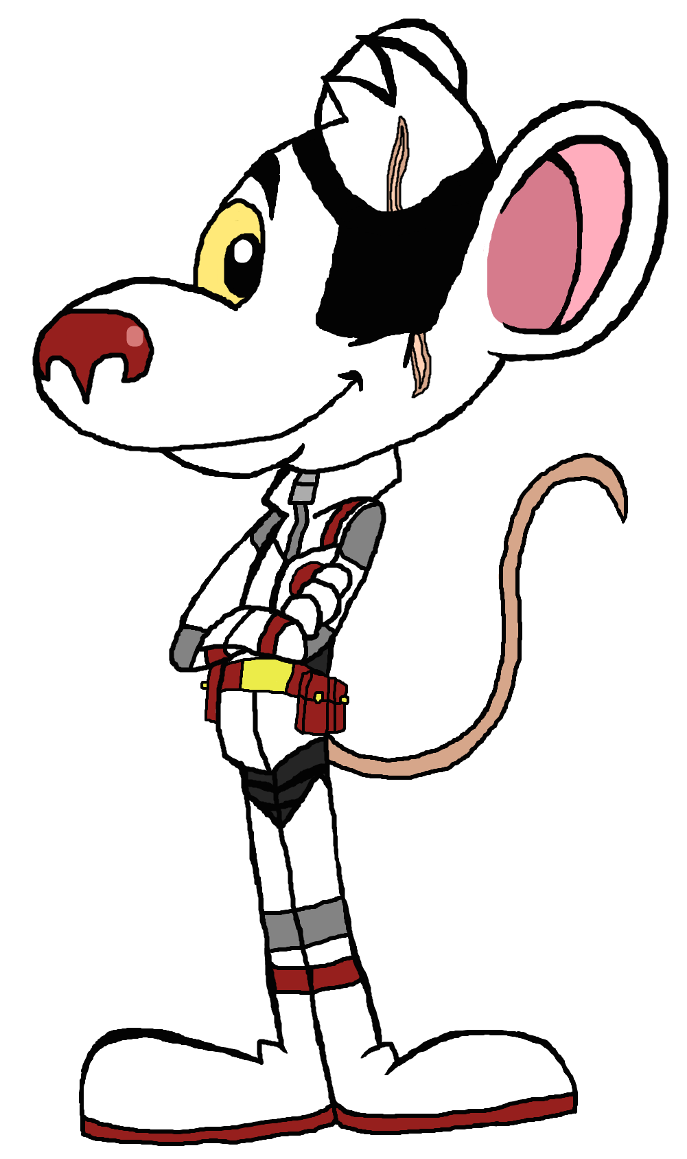 Danger Mouse (with outfit modifications) by OldandNewShowsForevs on ...