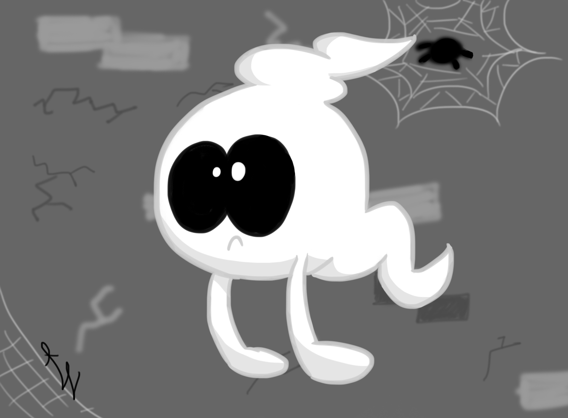 Chibi Ghost ^^ by karziu on DeviantArt