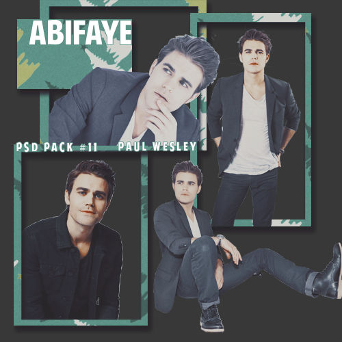 Paul Wesley PNG Pack #11 by abifaye on DeviantArt