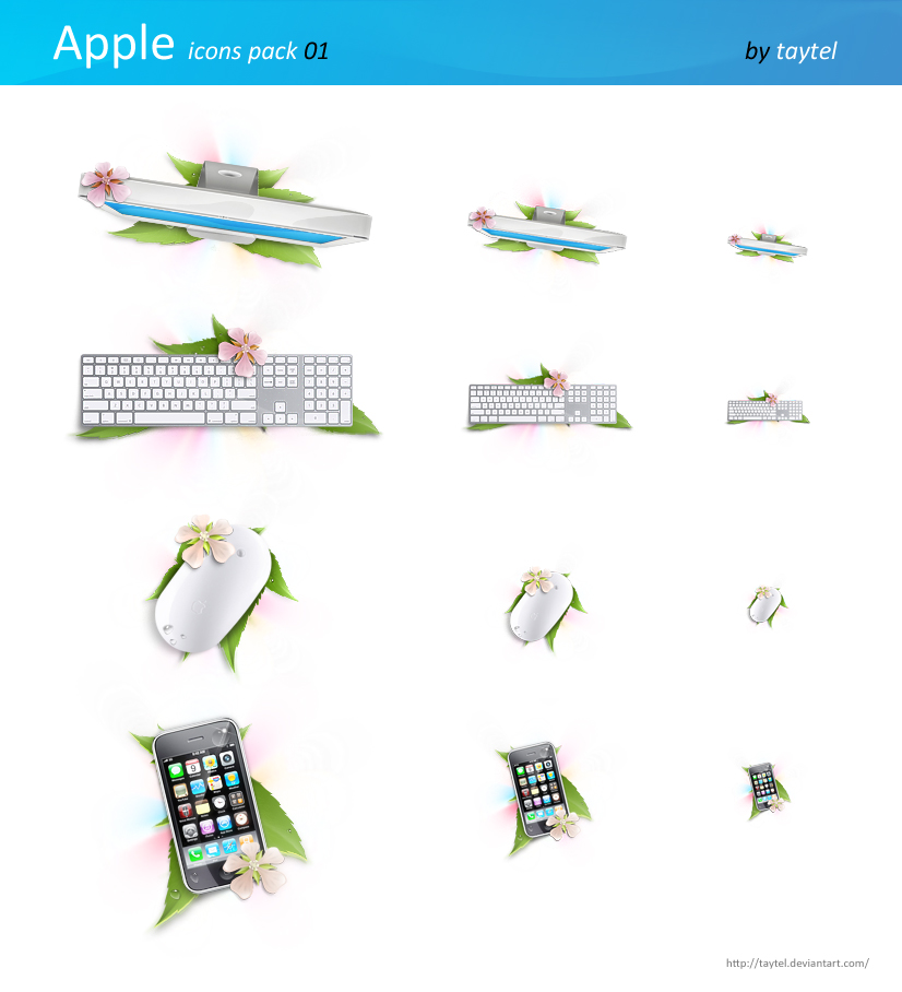 Apple icon pack 01 by taytel on DeviantArt