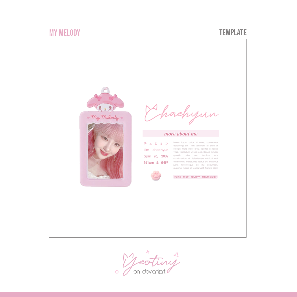 my melody [ template #01 ] by yeotiny on DeviantArt