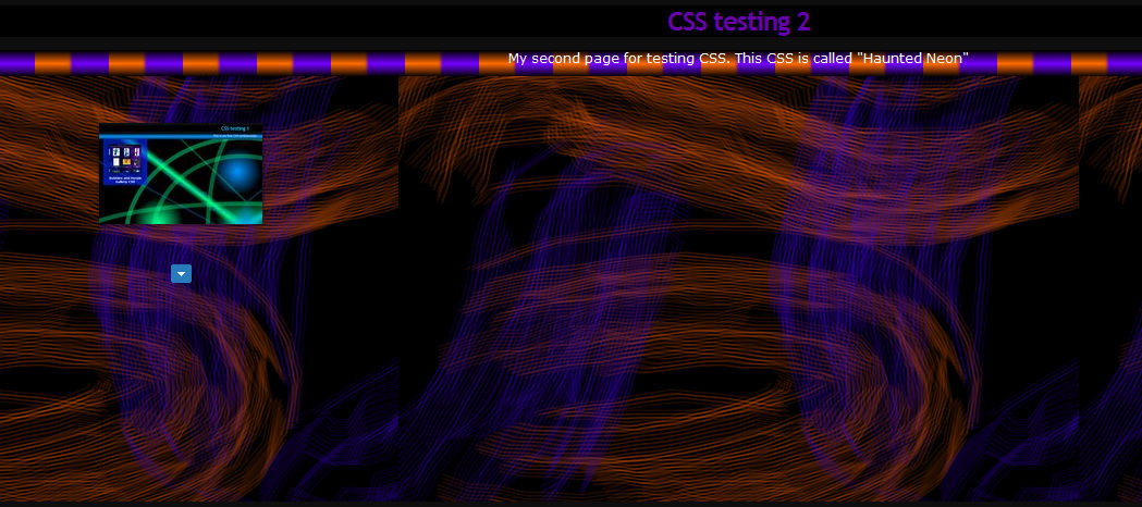 Haunted Neon Gallery CSS by shadowhedgehog65 on DeviantArt