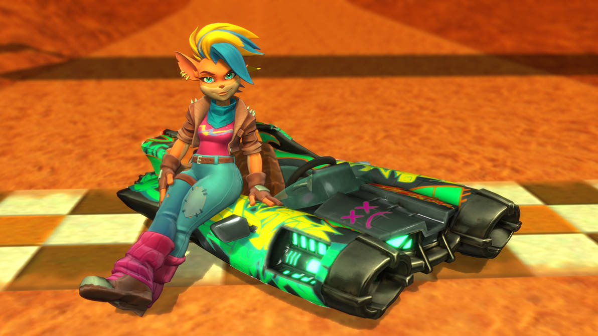 MMD Model Download - Desert Duster Kart (CTRNF) by greenth1ng on DeviantArt
