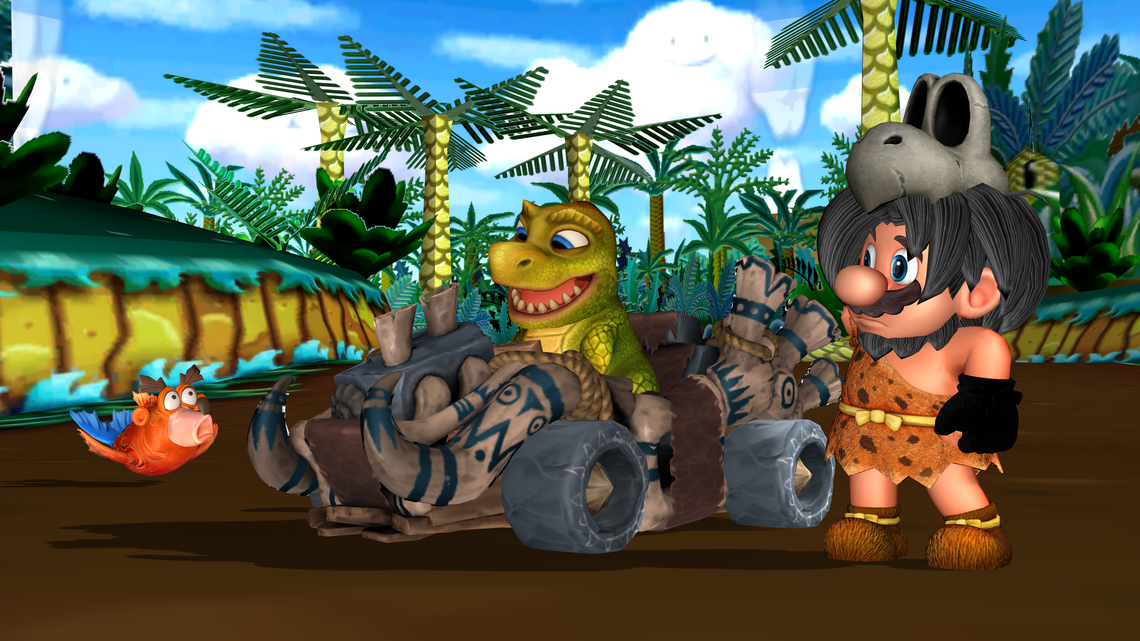 MMD Model Download - Mammoth Kart (CTRNF) by greenth1ng on DeviantArt