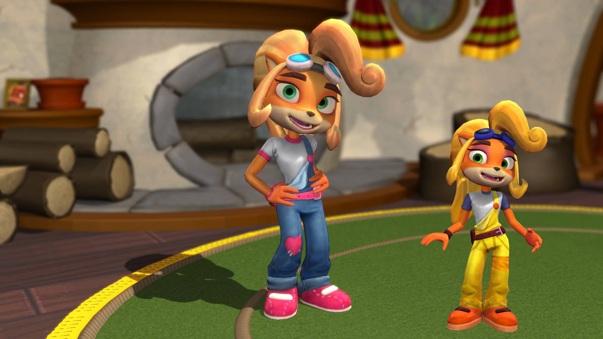 MMD Model DL - Crash 4-Style Coco (OTR) by greenth1ng on DeviantArt