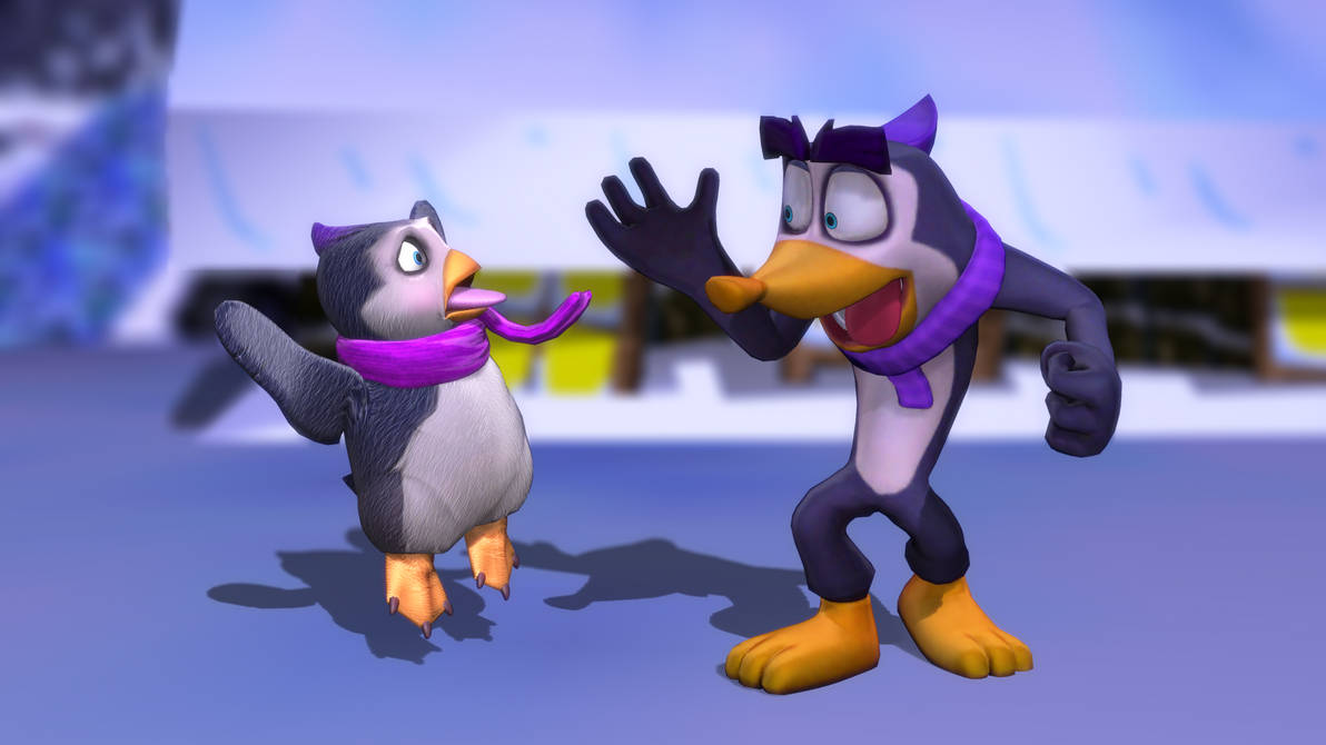 MMD Model DL - Crash Bandicoot (Penta Penguin) by greenth1ng on DeviantArt