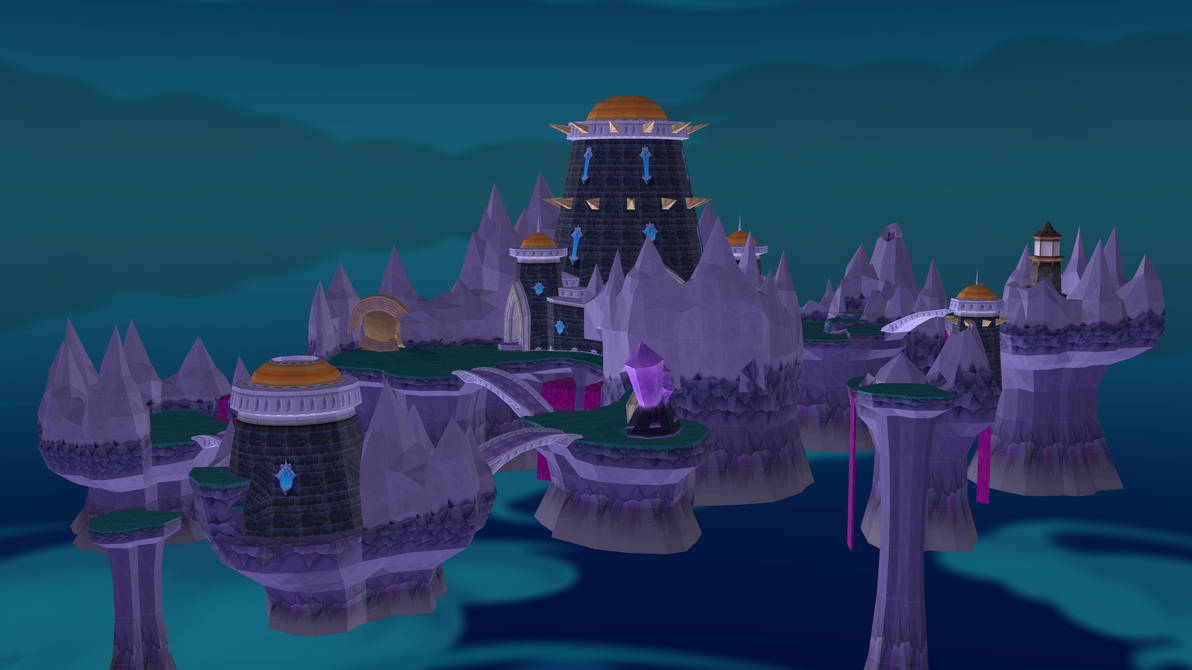 MMD Stage DL - Midnight Mountain (Spyro 3) by greenth1ng on DeviantArt