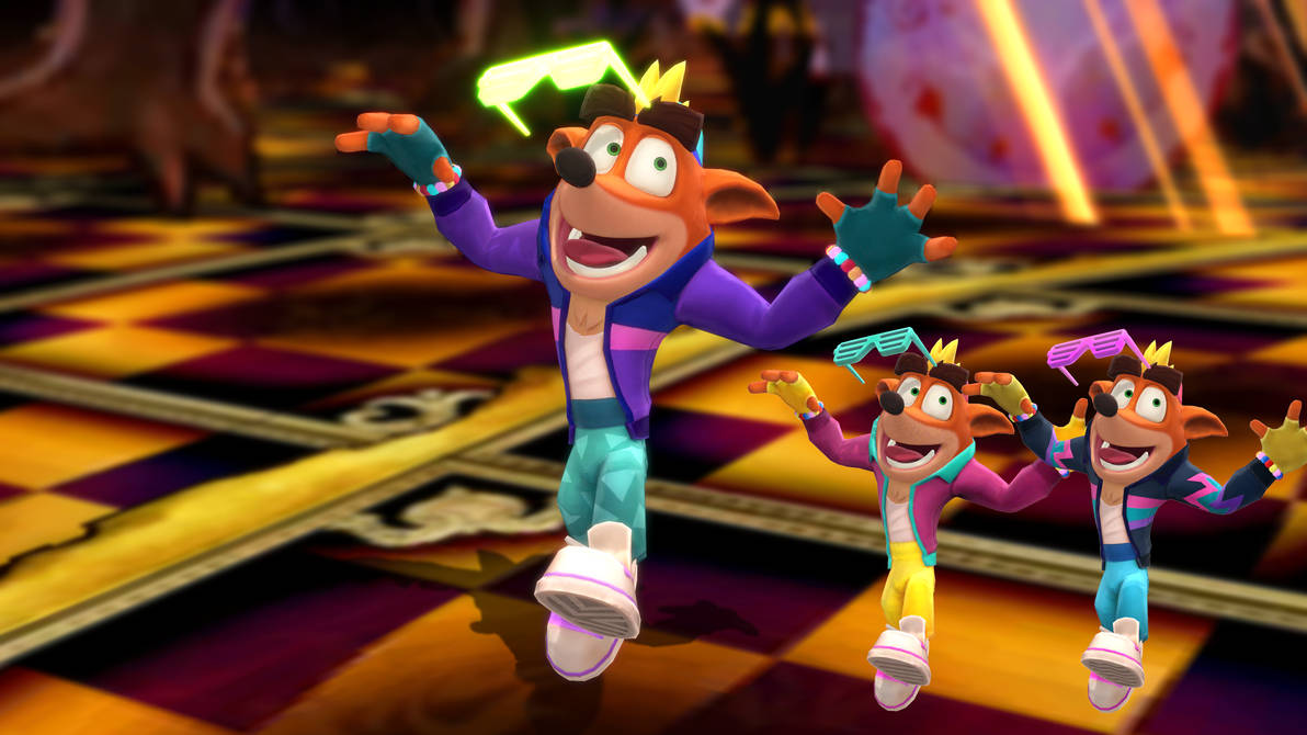 MMD Model DL - Crash Bandicoot (Party) by greenth1ng on DeviantArt