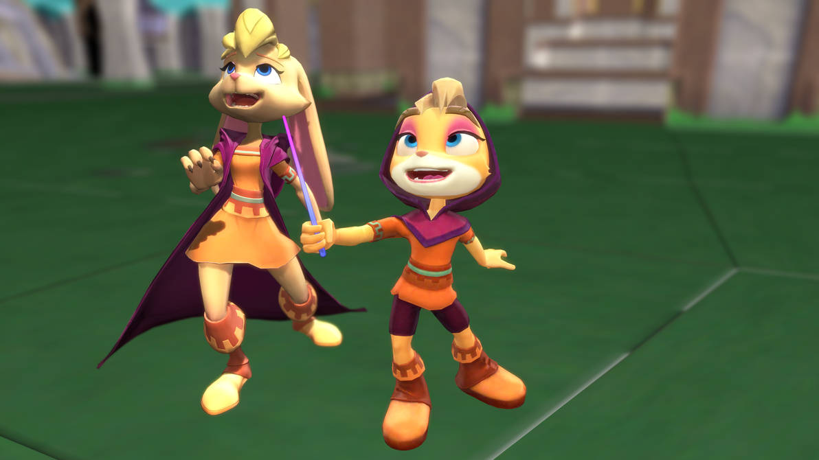 Mmd Dl Coco Bandicoot Bianca Otr By Greenth1ng On Deviantart