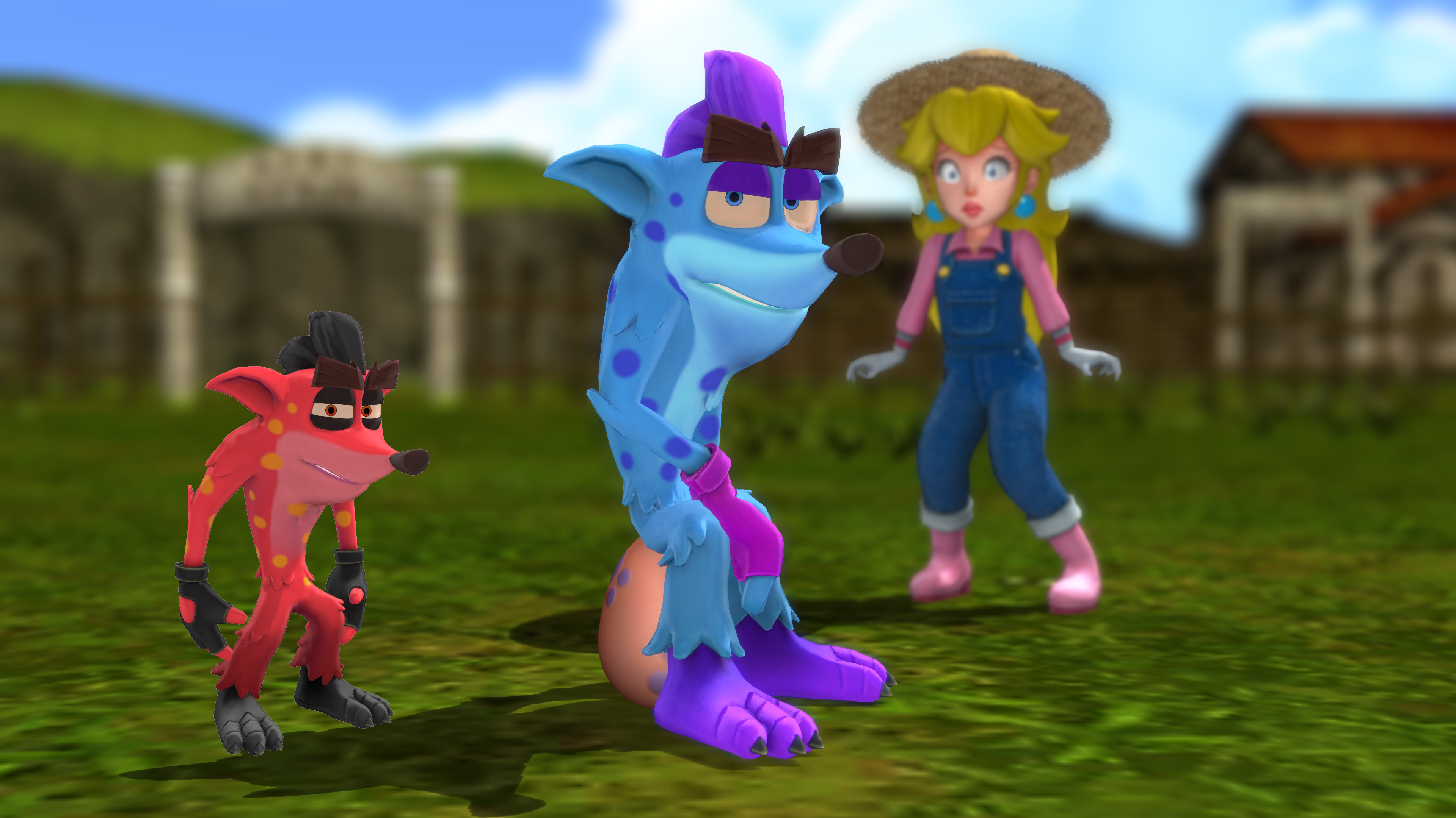 MMD Model DL - Crash Bandicoot (Mutagen Chicken) by greenth1ng on ...